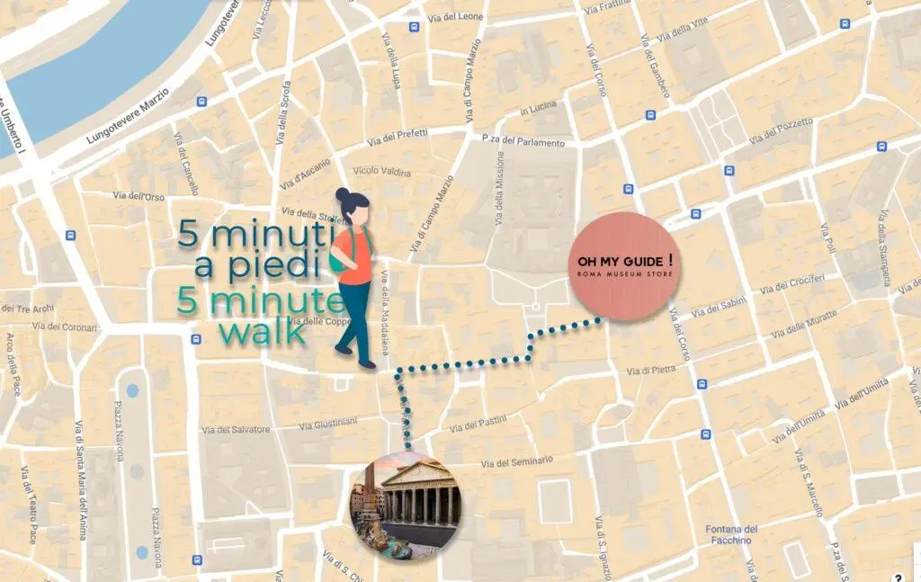 Rome Map Near Pantheon Opening Hours And Useful Information For